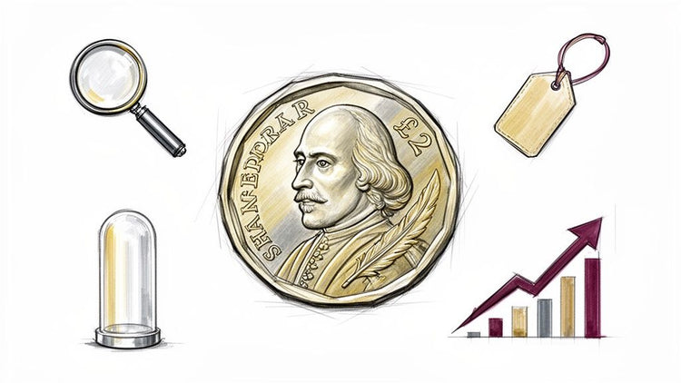 Shakespeare 2 Pound Coin Value and Guide – Cavalier Coins Ltd