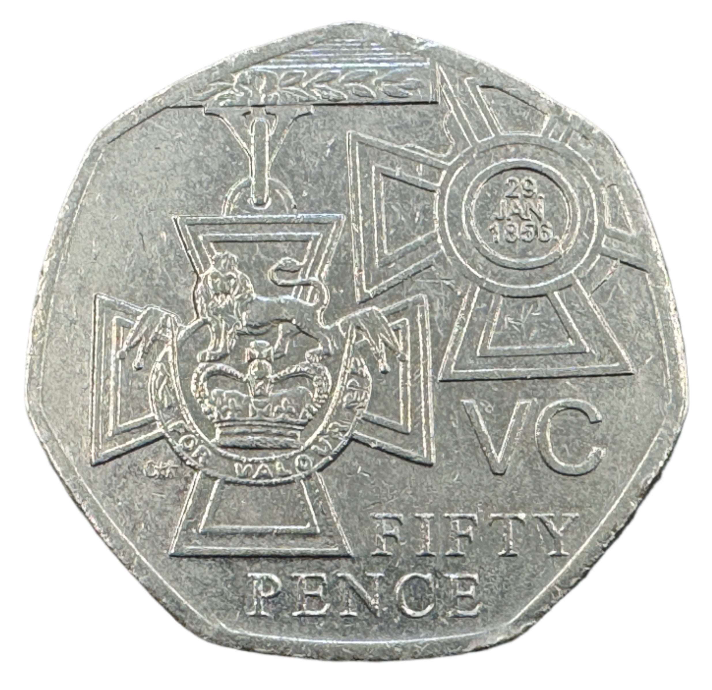 UK Victoria Cross 50p Coin 2006 – Cavalier Coins Ltd
